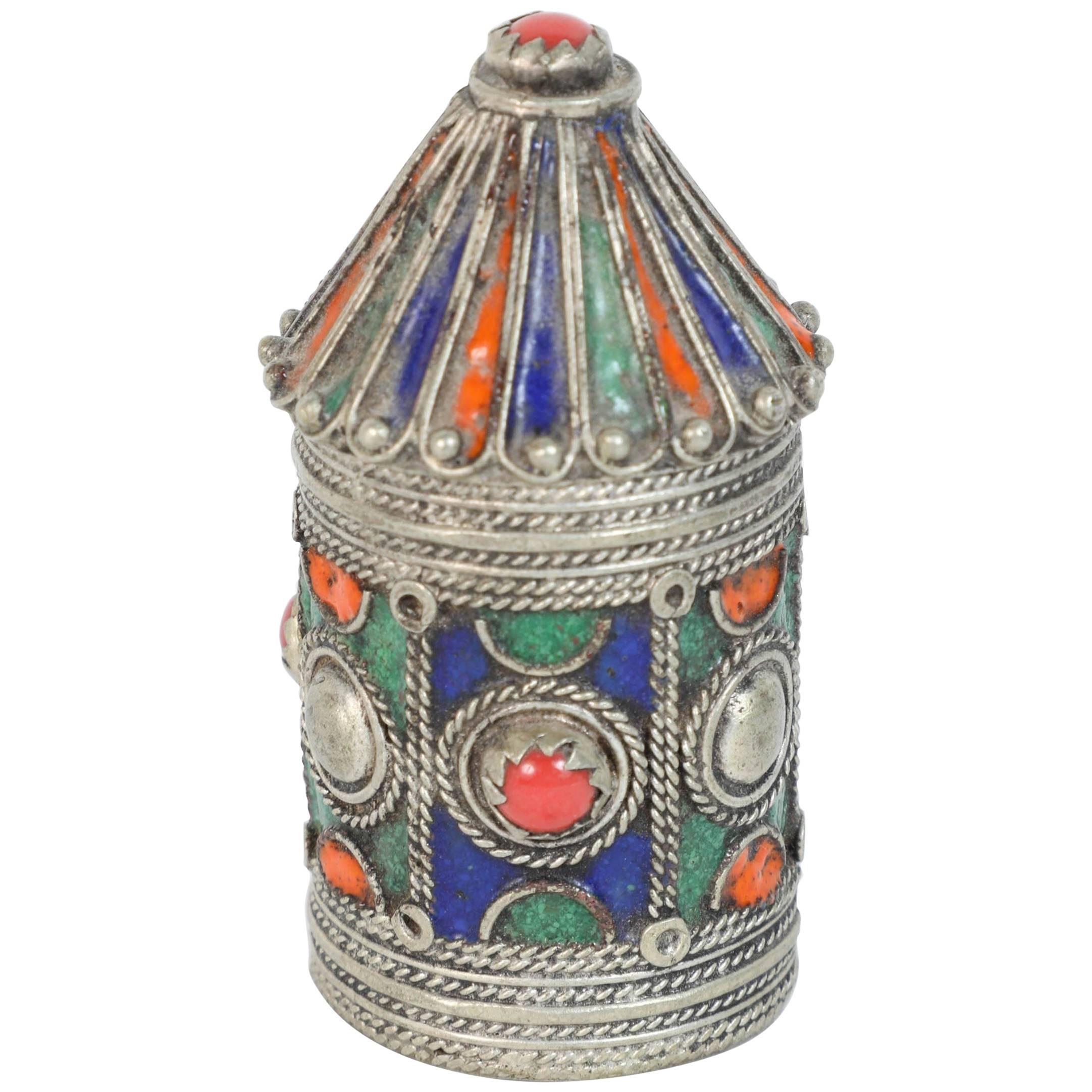 Set of Two Vintage Florentine Leather Snuff Boxes at 1stdibs