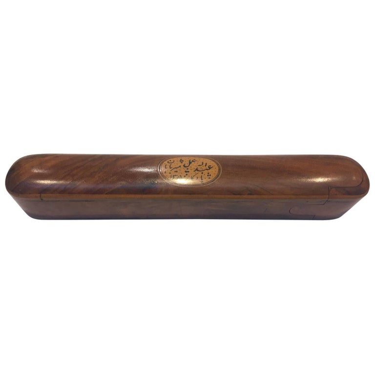 Louis Philippe Papier Mâché Pen Box with Mother-of-Pearl Decorative ...