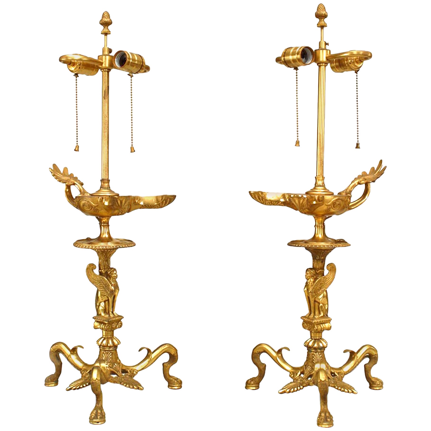Gilt Bronze Aladdin Lamp for Tiffany and Co. For Sale at 1stDibs