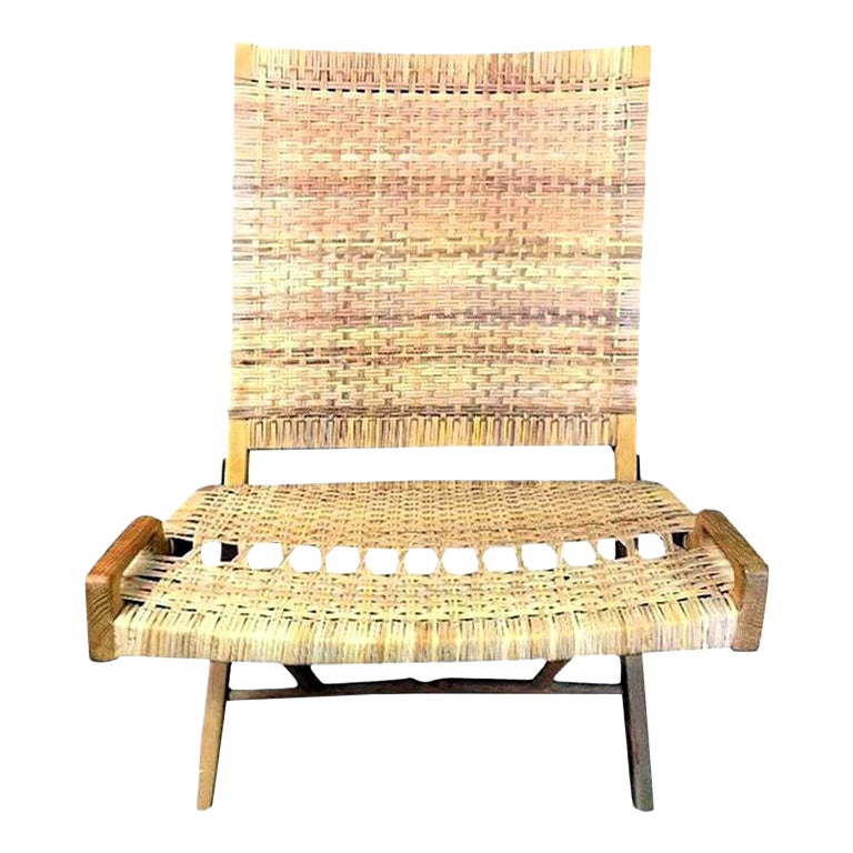 Pair of Wegner Woven Folding Rope Chairs 1950s at 1stDibs | rope ...