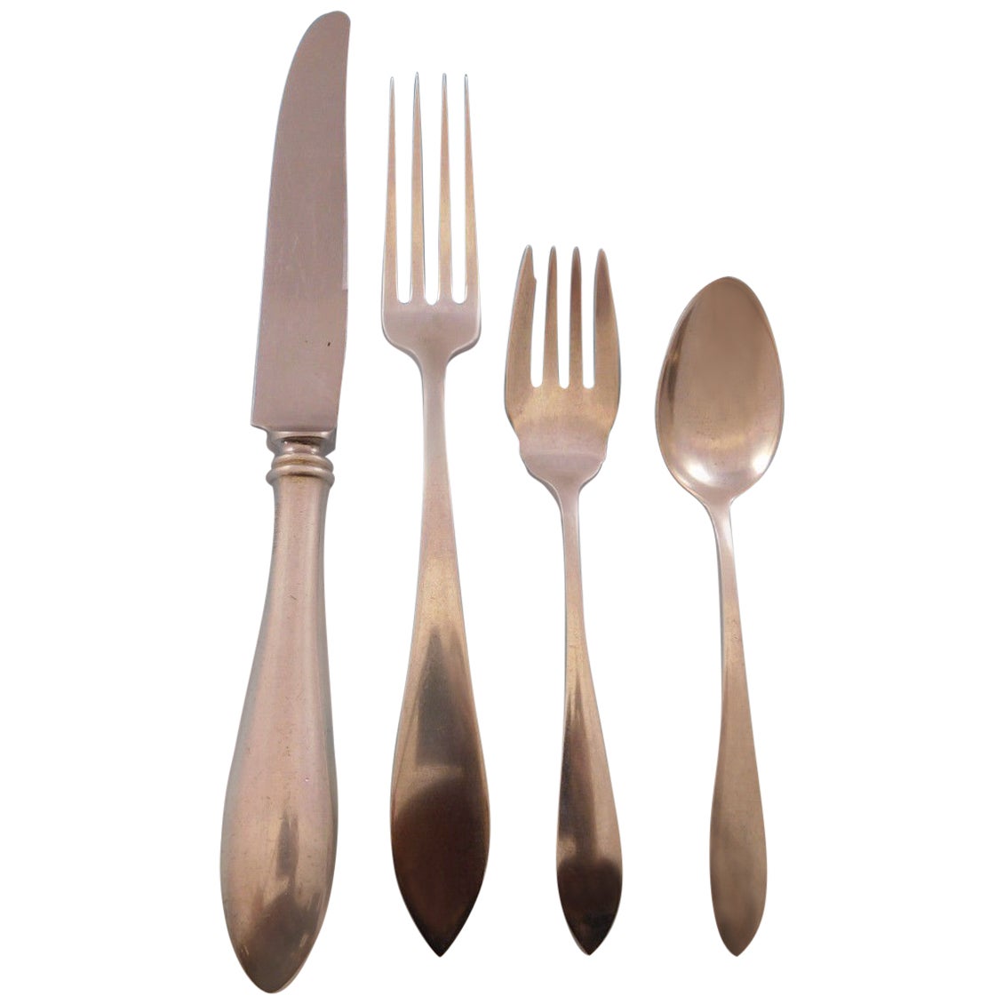 Lily by Watson Sterling Silver Flatware Set Service 24 Pieces No Mono ...