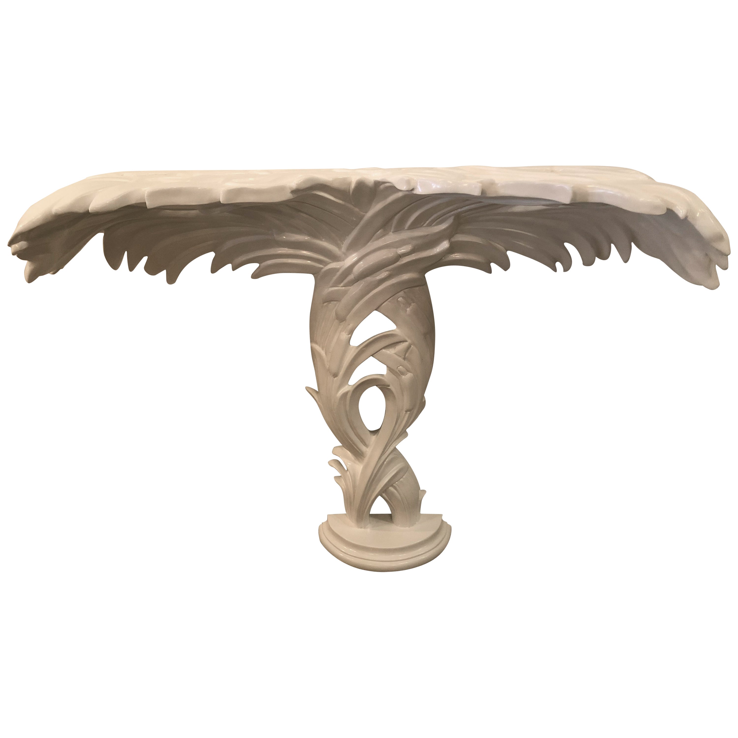 Palm Tree Console Table at 1stDibs