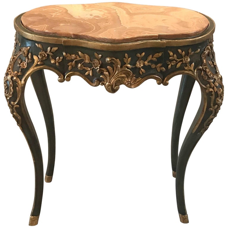 Agate Stone Side Table For Sale at 1stdibs