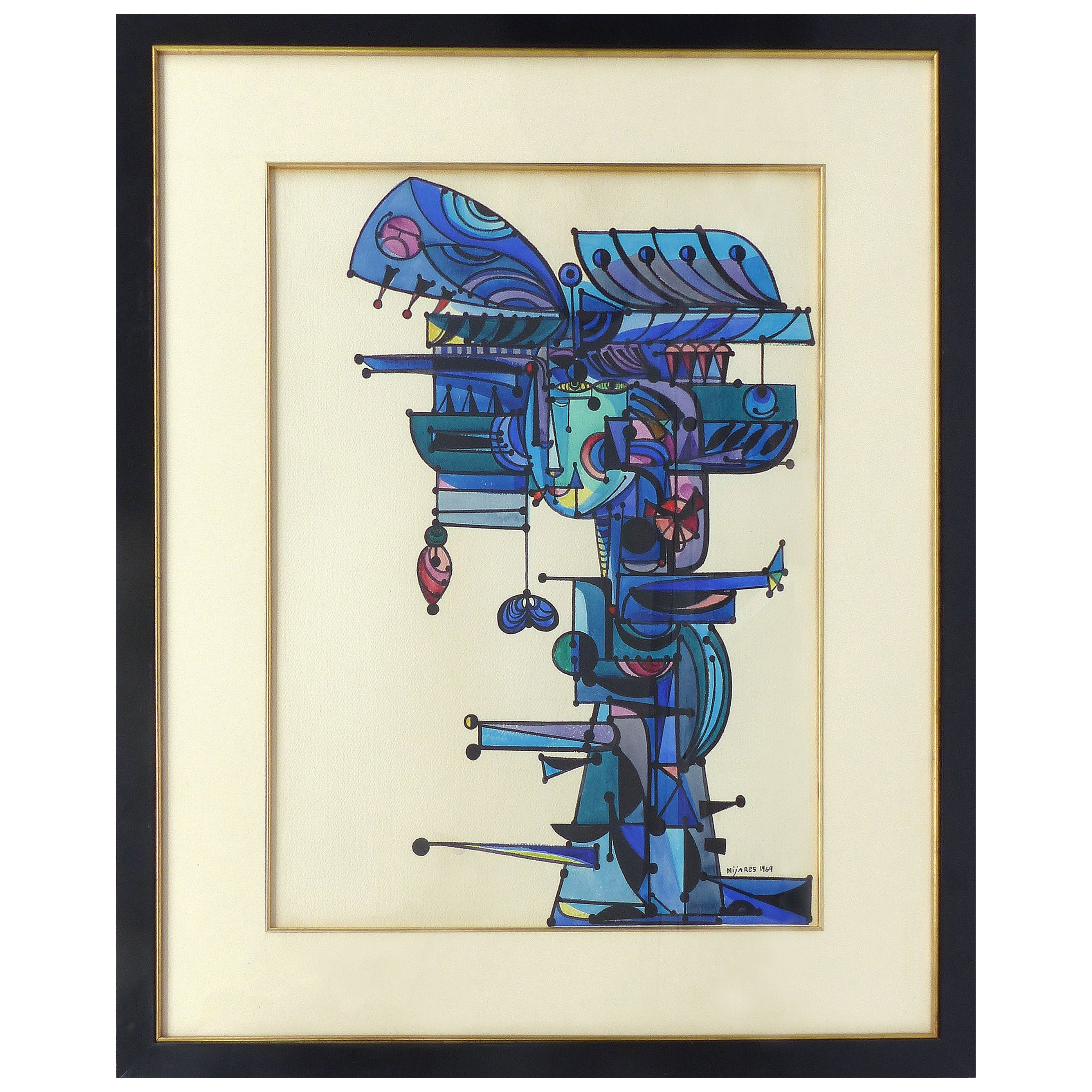 José-Maria Mijares Original Cuban Artist Painting For Sale at 1stDibs