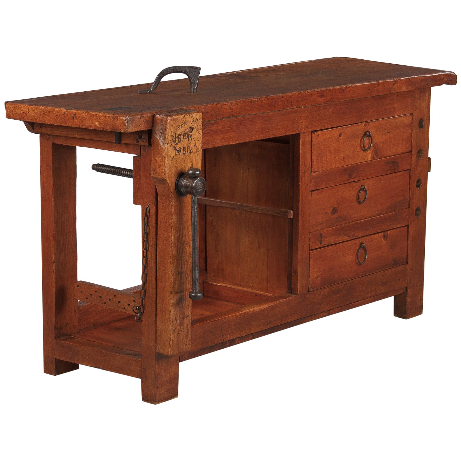 Antique French Carpenter’s Workbench at 1stDibs