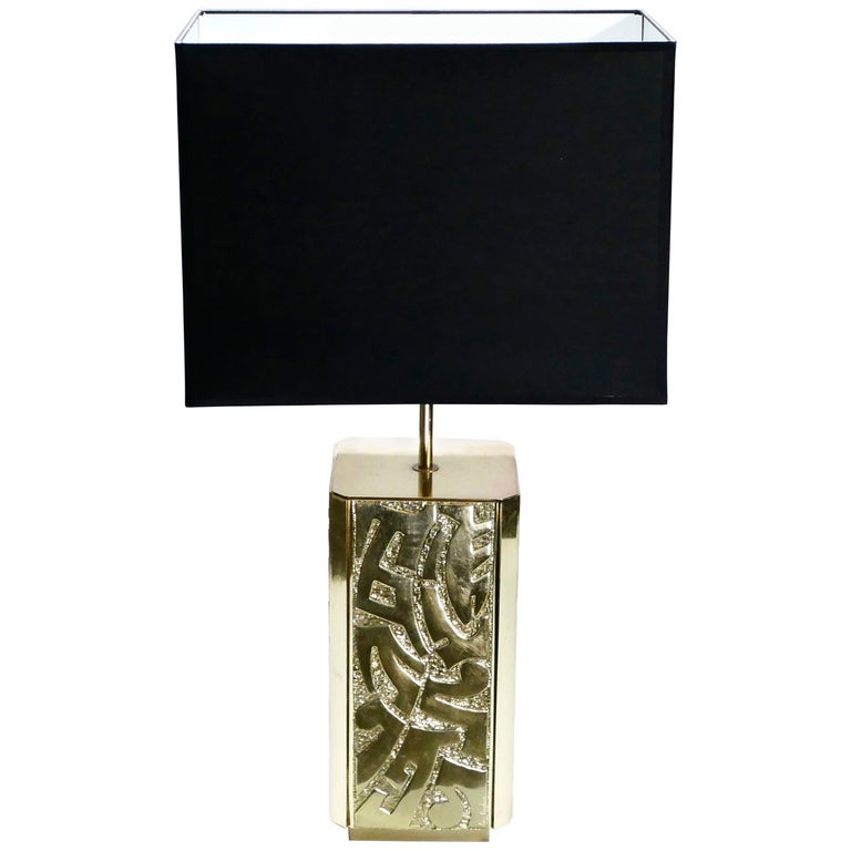 Signed Oversized Table Lamp by Pieri Creations For Sale at 1stdibs