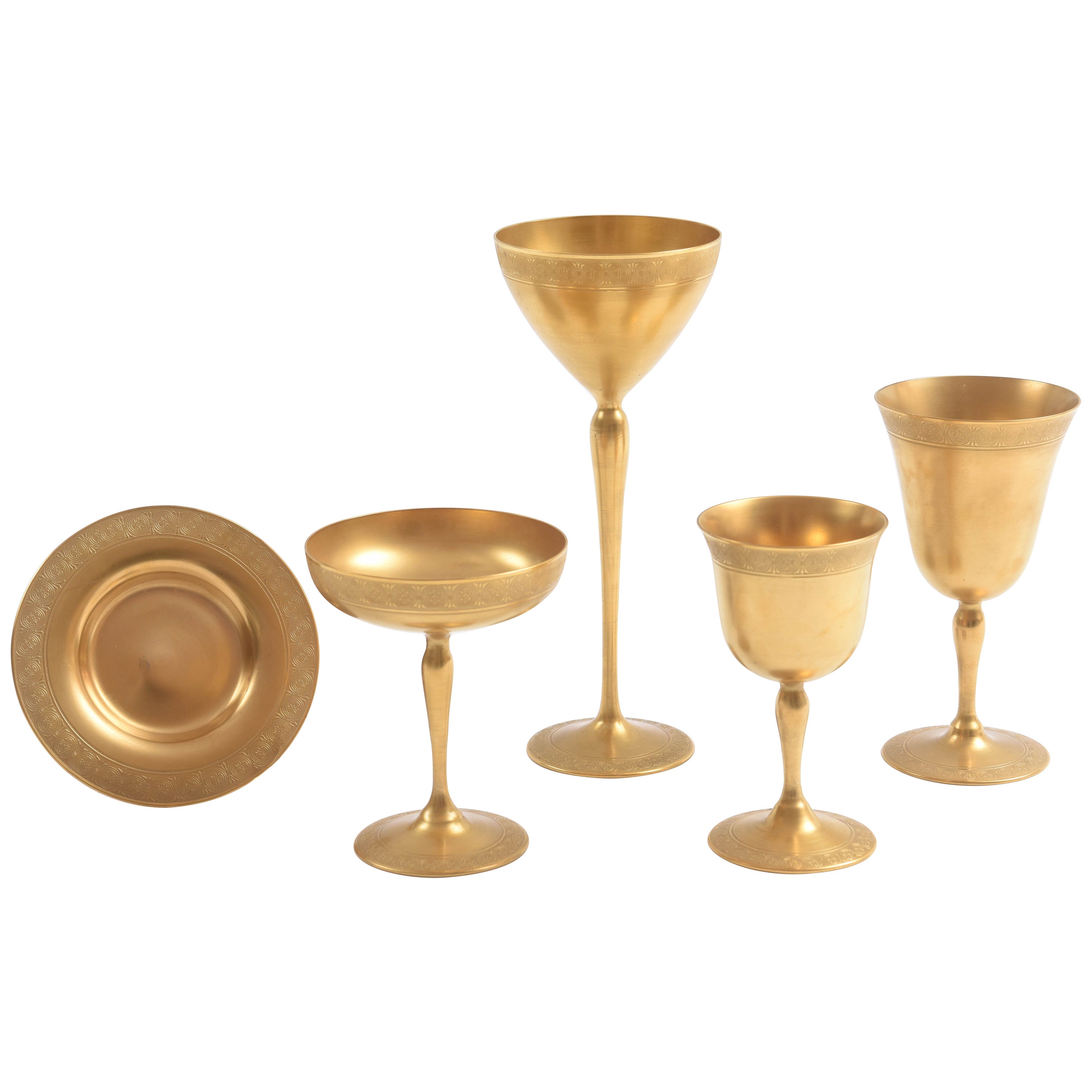 Extensive Crystal Service, Vintage Bohemian Great Red Color, 50 Pieces ...