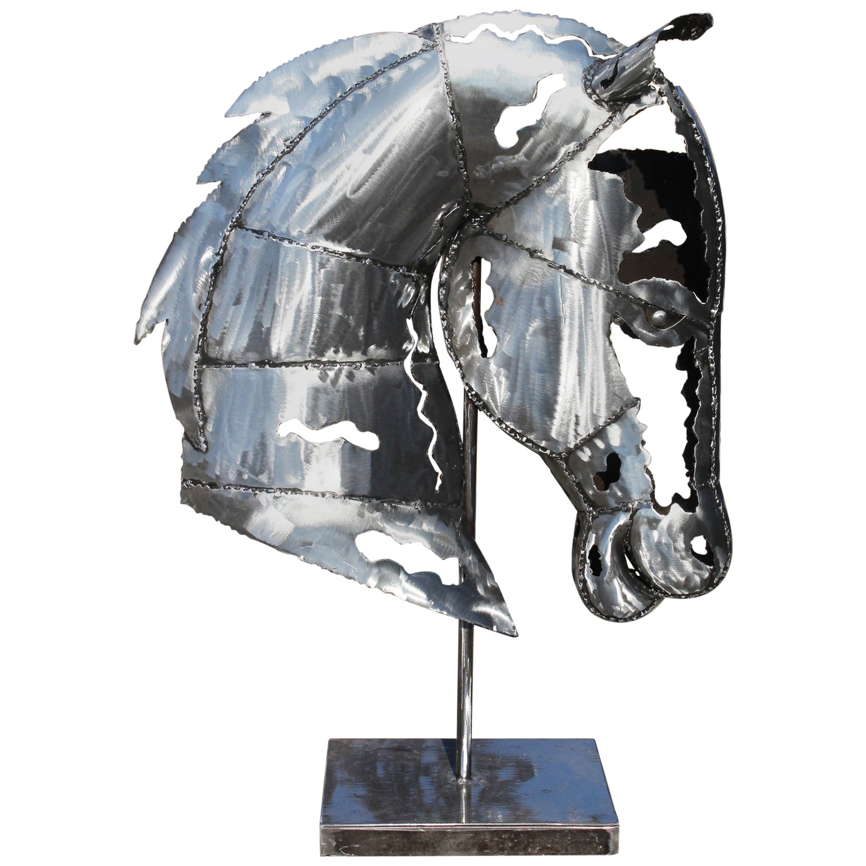 Wrought Iron Modernist Matador Sculpture by Manolo Pascual at 1stDibs