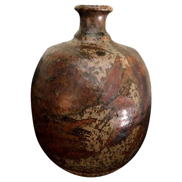 Peter Voulkos Signed Mid-Century Modern Stoneware Pottery Vase, circa ...