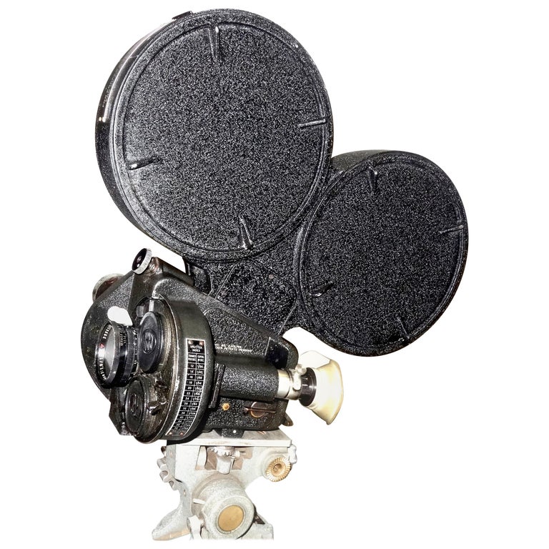 Hand Crank News Reel Camera - Movie Prop at 1stdibs