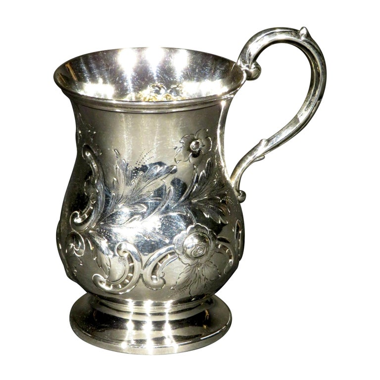 Very Good 19th Century Sterling Silver Christening, Hallmarked London ...