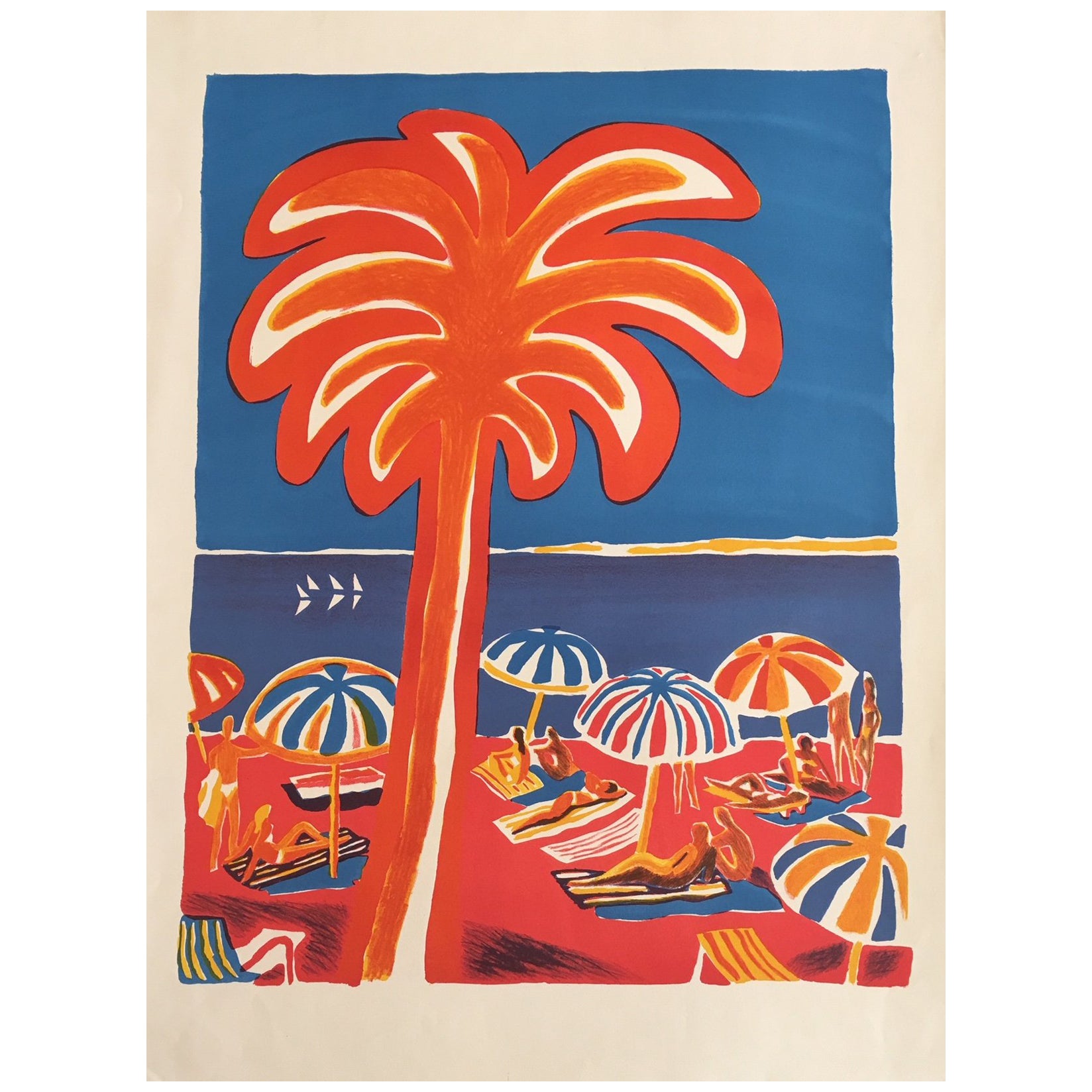 Bally Ball, Original Vintage Bally Shoes Advertising Poster by Bernard ...