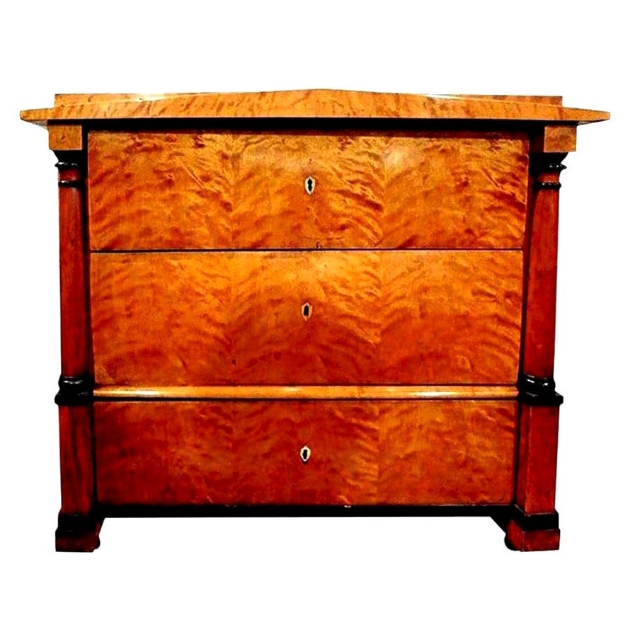 Chest of Drawers, Split Wood Front, Handmade For Sale at 1stDibs ...