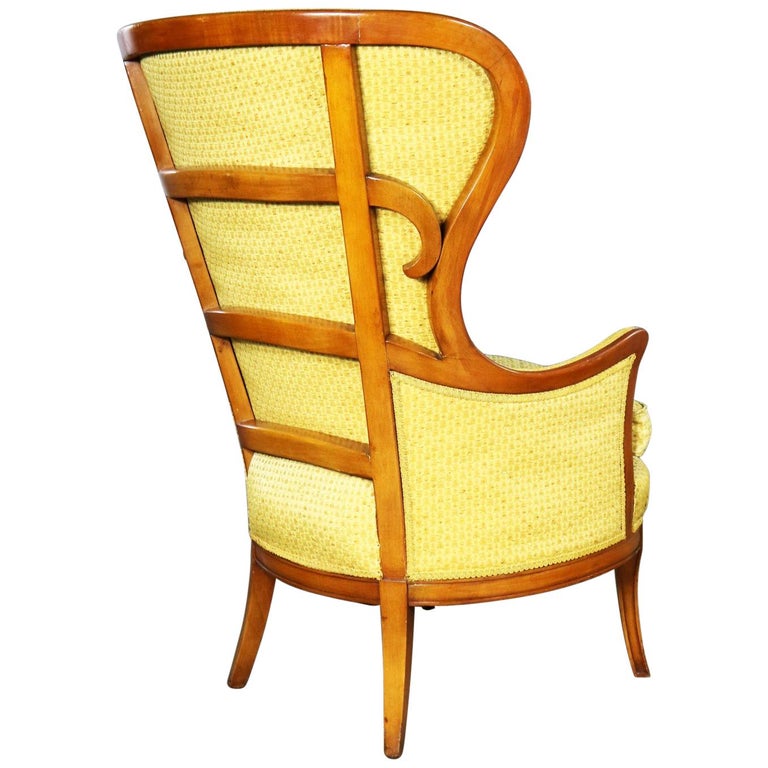 Art Deco Style High Wingback Lounge Chair from John M. Smyth Company ...