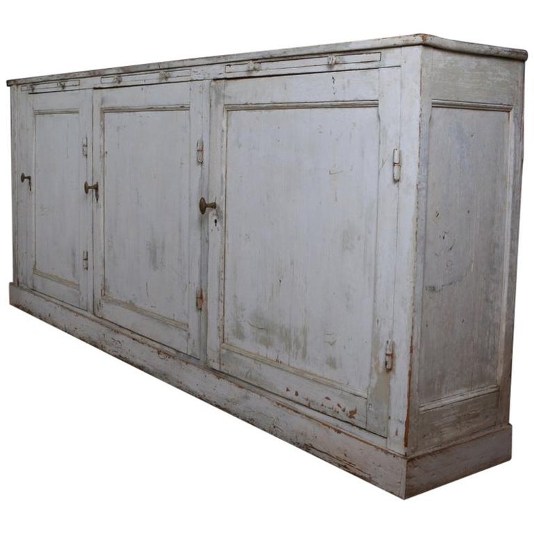 Narrow French Oak Enfilade or Sideboard For Sale at 1stdibs