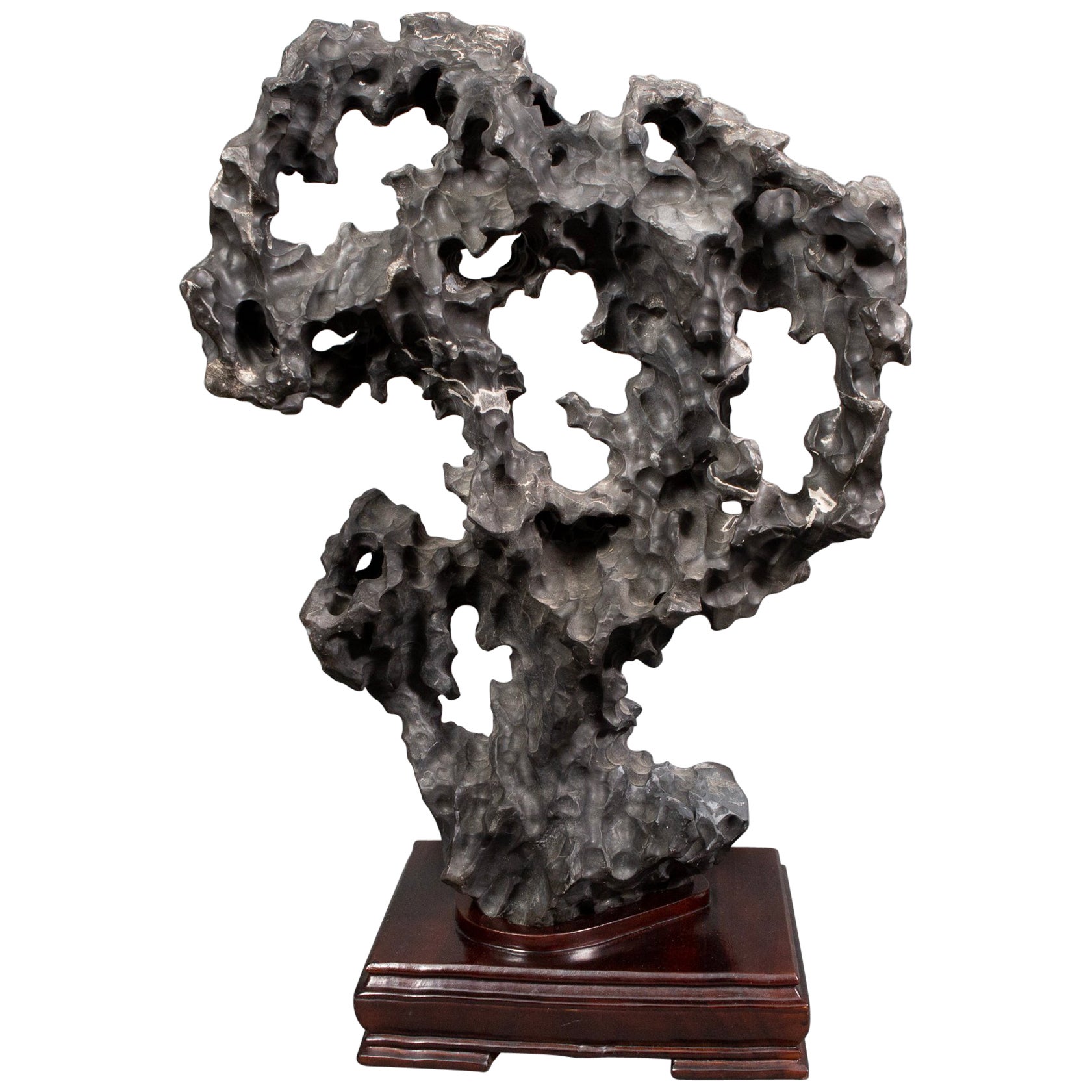 Fine Large Chinese Taihu Scholar Limestone Rock For Sale at 1stDibs