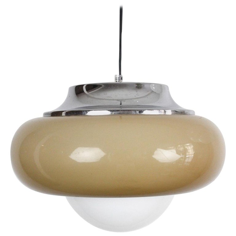 Midcentury Pendant Light UFO Meblo Designed by Harvey Guzzini, 1970s ...