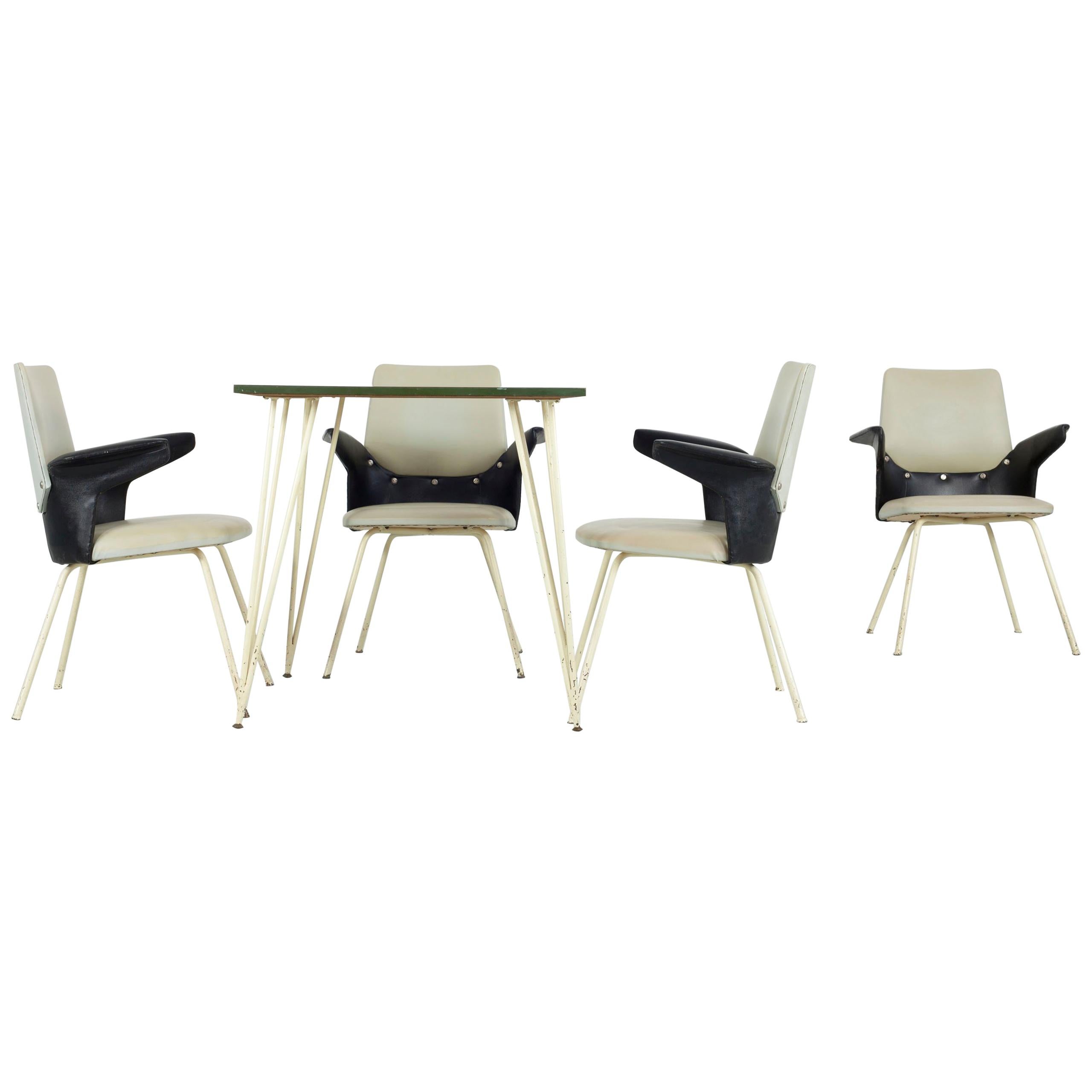 Brutalist Witco Dining Set by William Westenhaven at 1stDibs