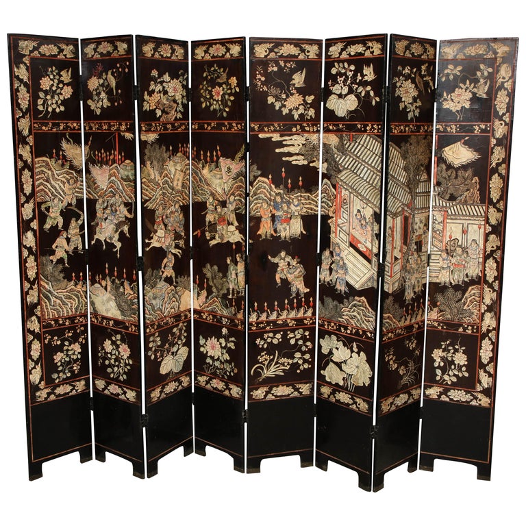 Antique Chinese Jade Table Screen with Dragons at 1stdibs