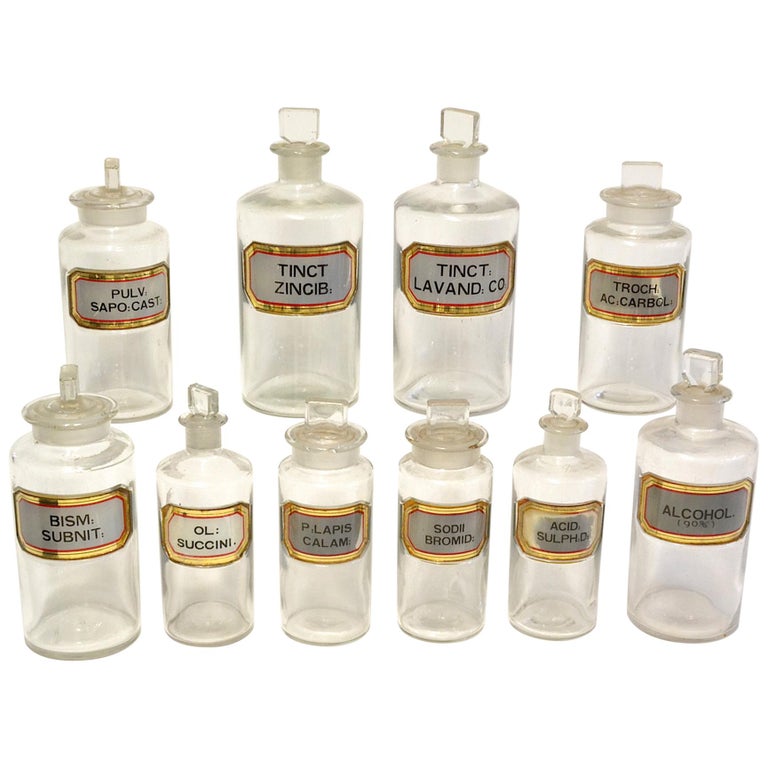 Amber Mercury Glass Apothecary Jars For Sale At 1stdibs