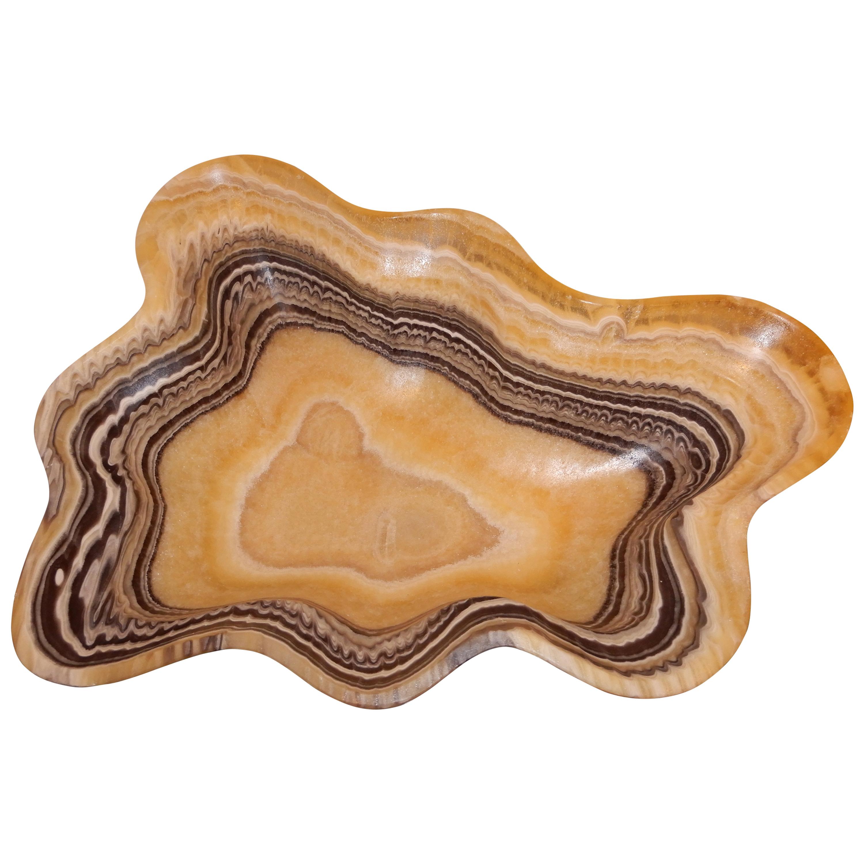 Monumental Artisan Onyx Large Bowl or Vessel at 1stDibs