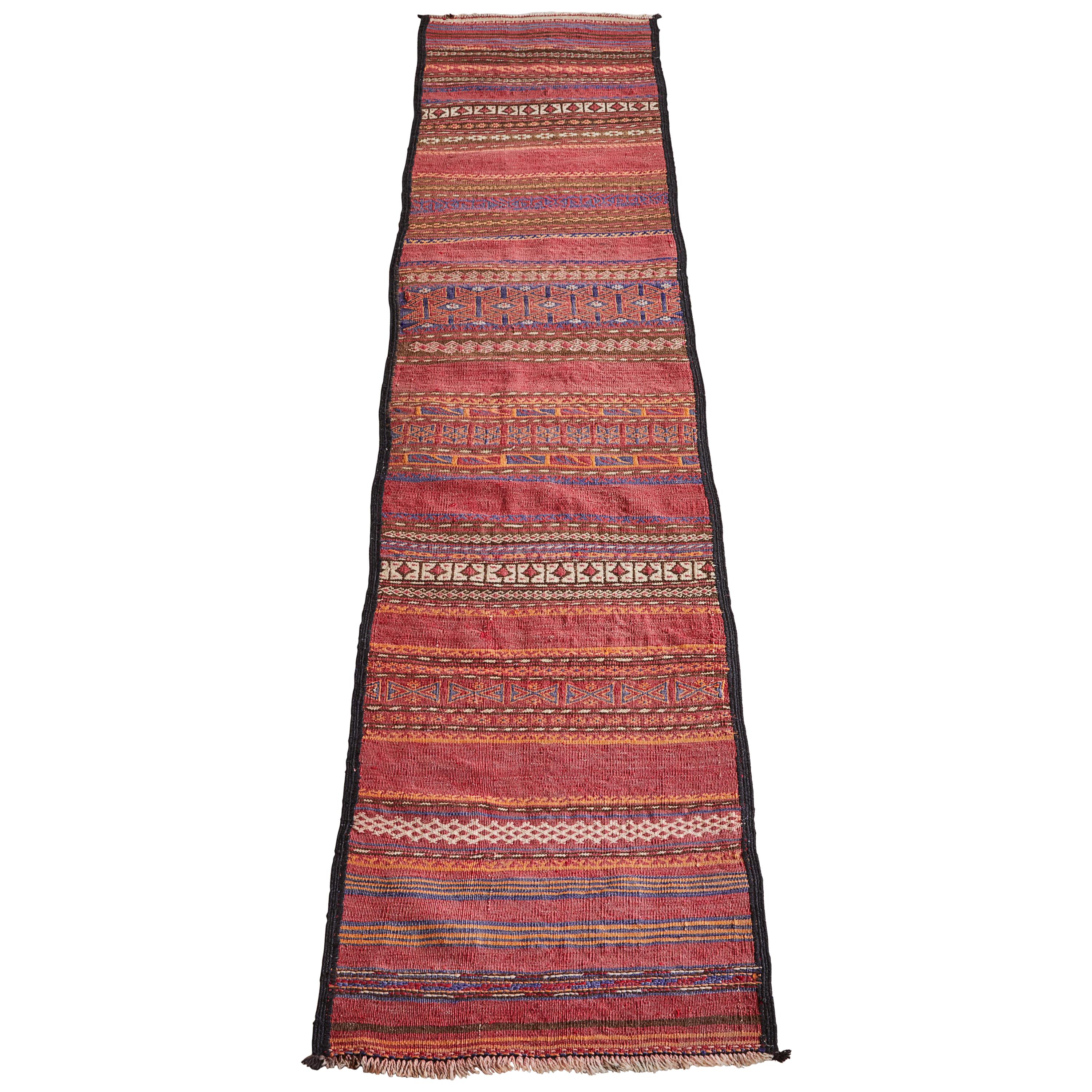 Vintage Anatolian Kelim Runner at 1stDibs