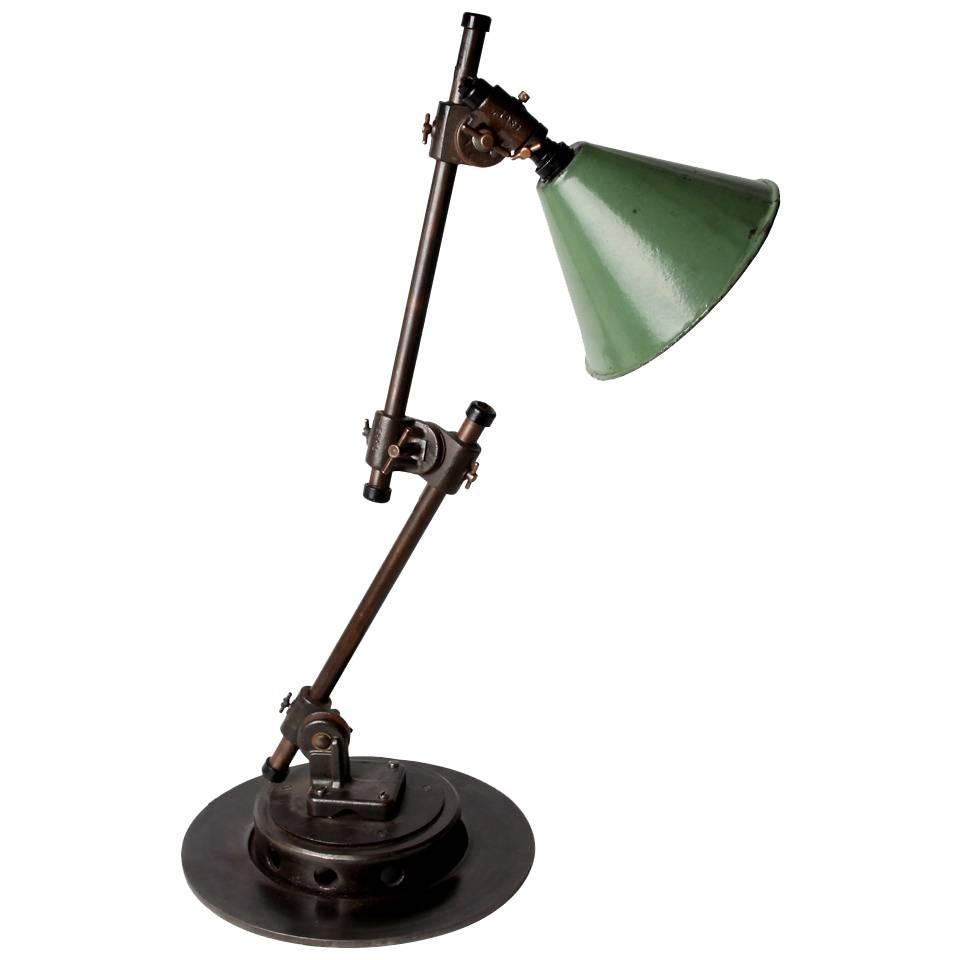French Industrial Table Lamp at 1stDibs