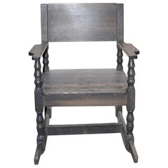 Victorian Platform Rocker with Foot Rest, circa 1890 at 1stdibs