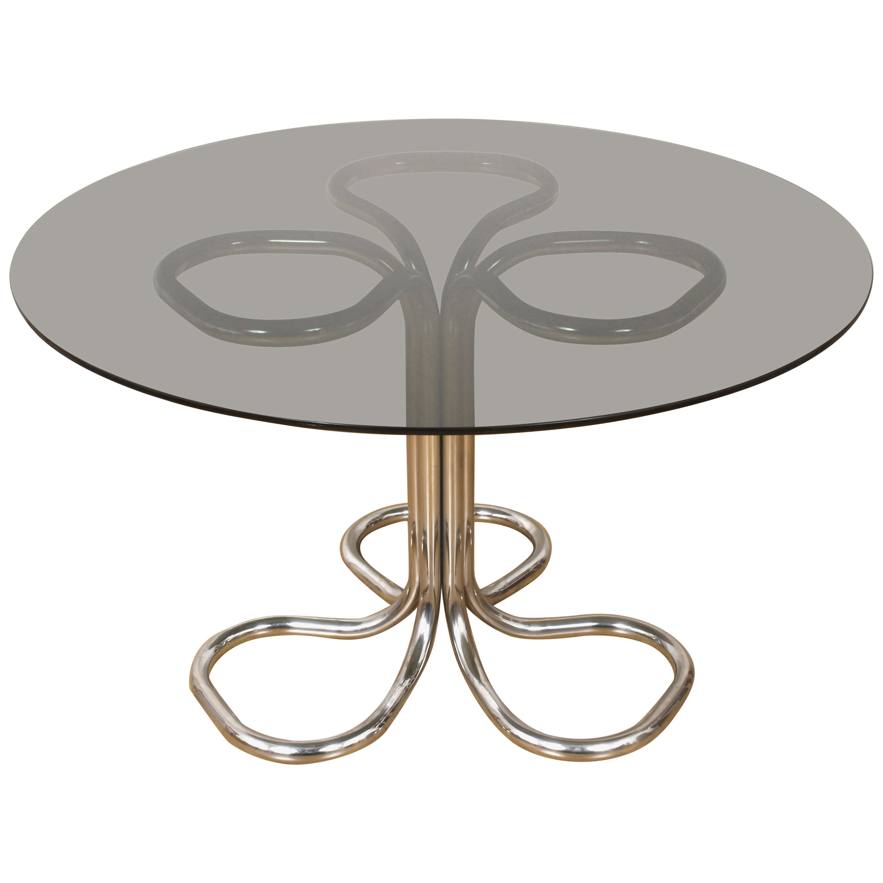 Tulip Oval Table with White Aluminium Base and Laminated Top from ...