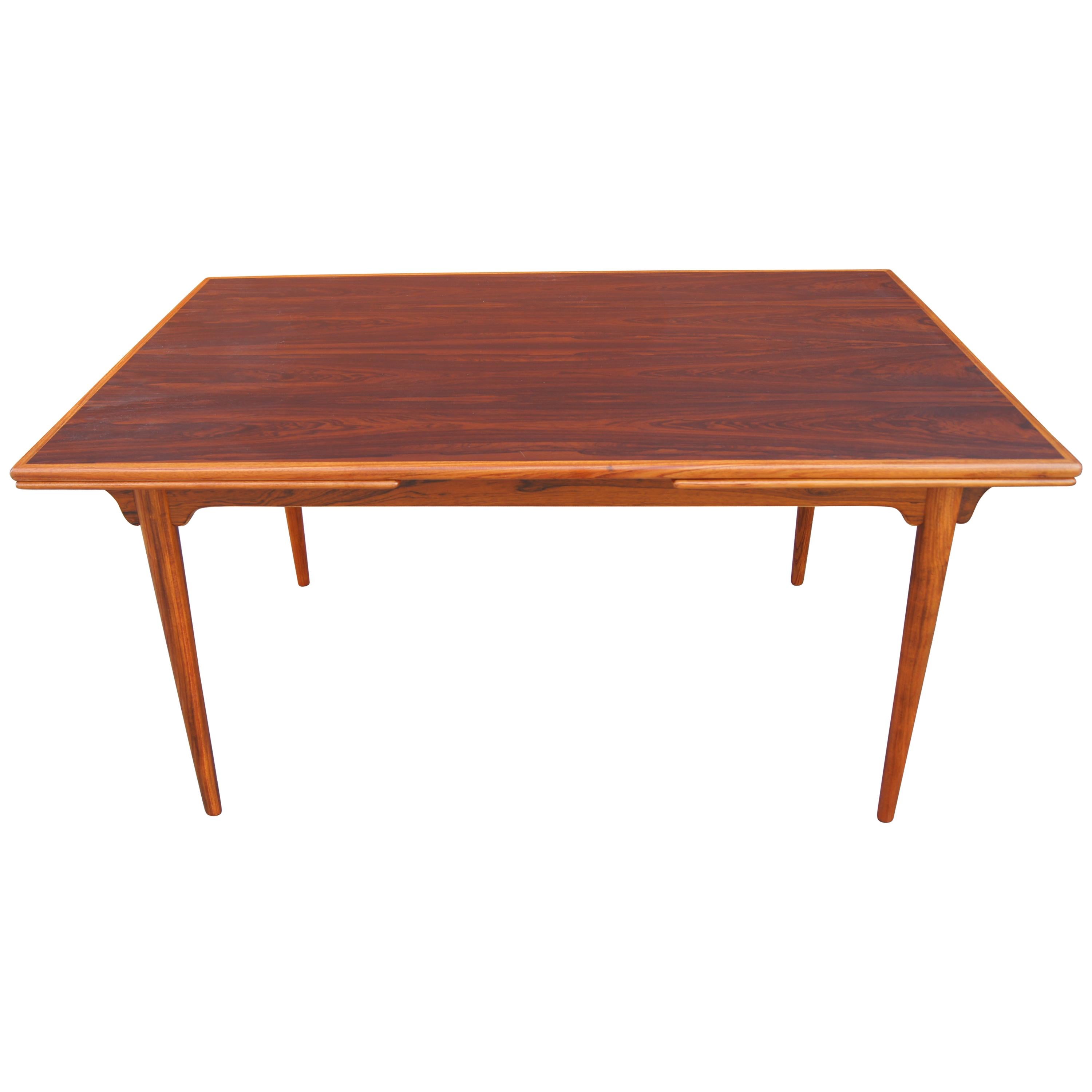 Rosewood Expansion Dining Table by Gunni Omann for Omann Jun at 1stDibs