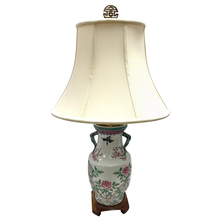 Vintage Porcelain Table Lamp at 1stDibs