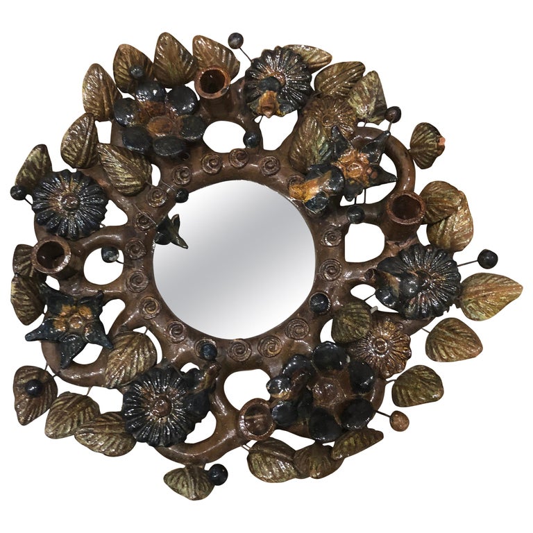 Ceramic Mirror For Sale at 1stDibs