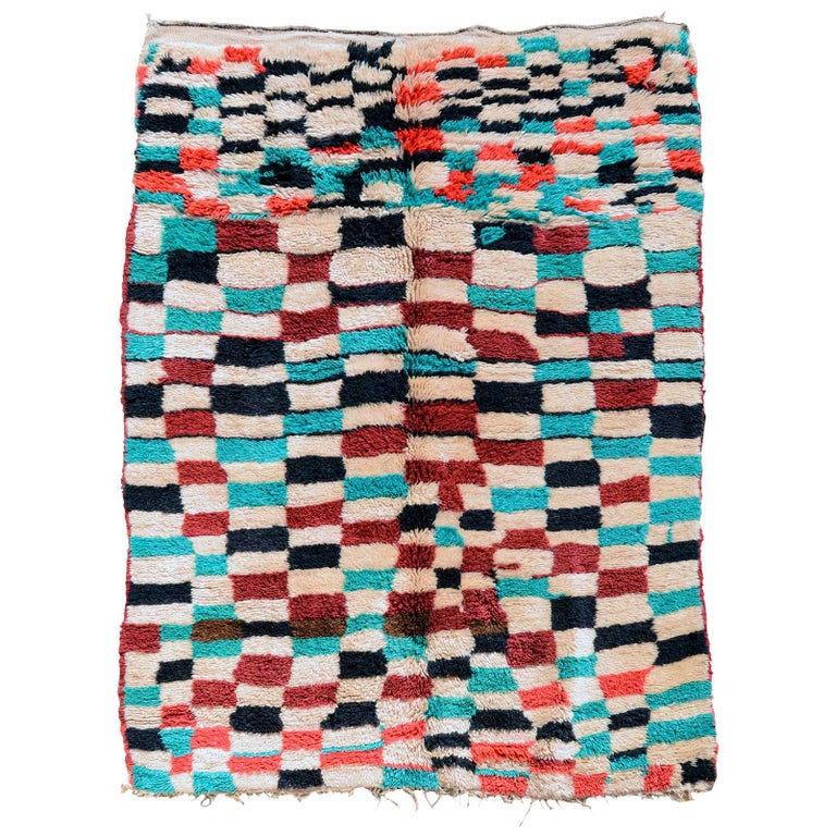 Vintage Azilal Rug For Sale at 1stDibs