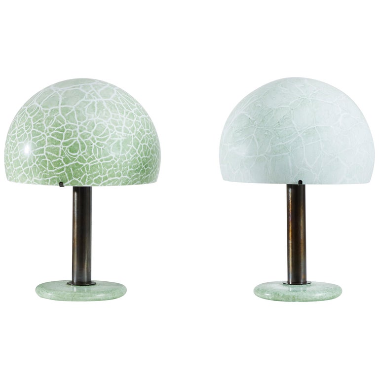 Two Model 832 Table Lamps by Venini at 1stDibs