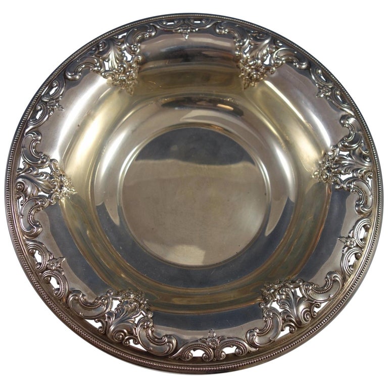 Grande Baroque by Wallace Sterling Silver Fruit Bowl #4850-9 For Sale ...