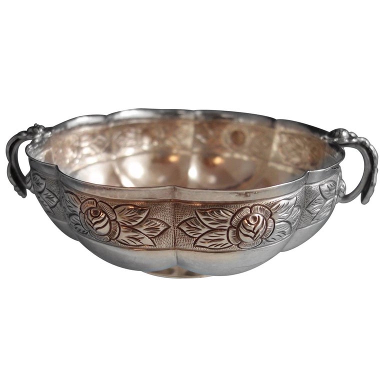 Aztec Rose by Sanborns Mexican Mexico Sterling Silver Bowl with ...
