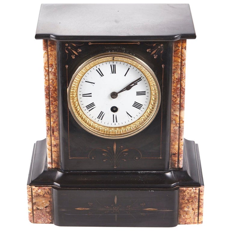 Antique Victorian 8 Day Marble Mantel Clock at 1stDibs