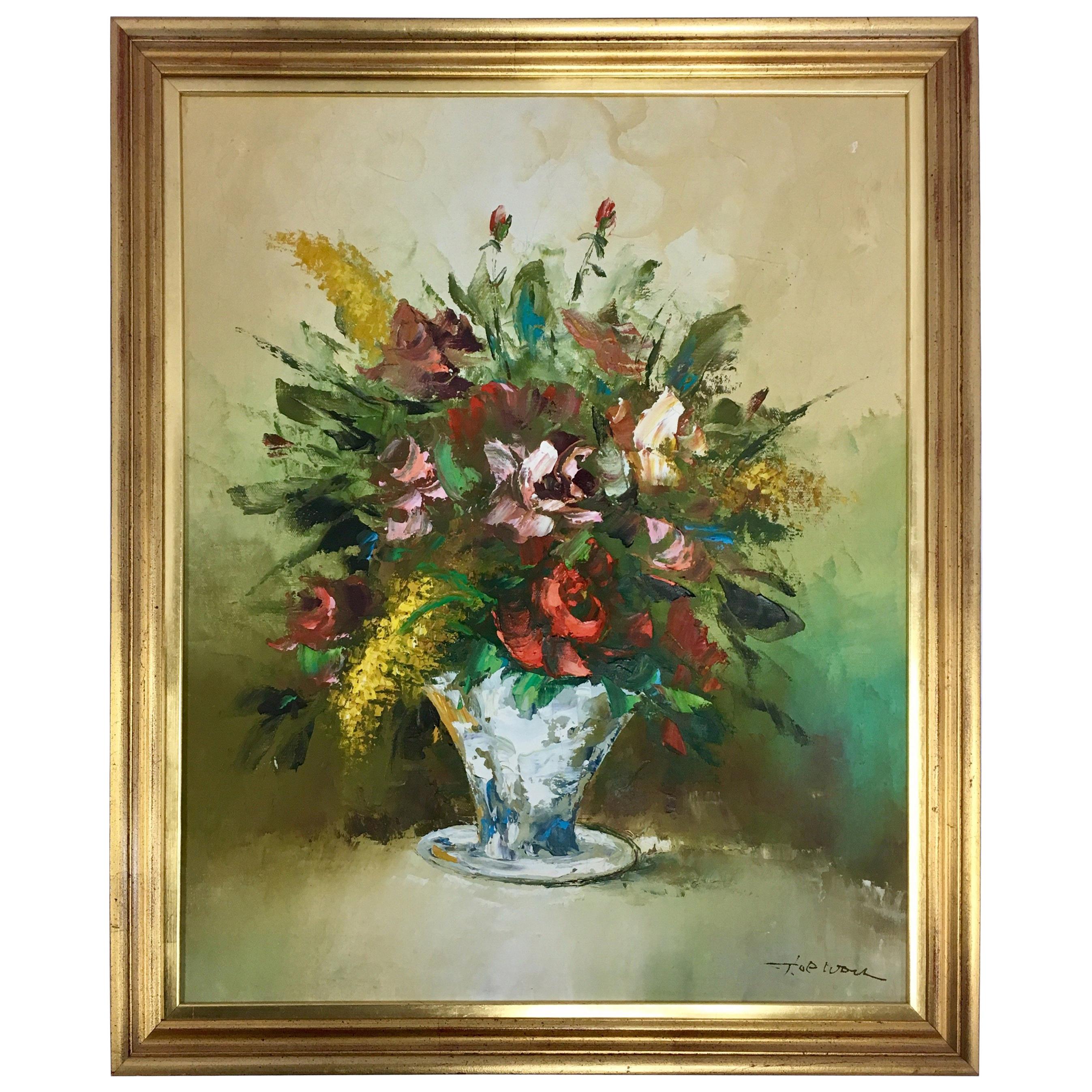 Original Mid-Century Modern Artist Signed Painting Tom Wolf at 1stDibs ...