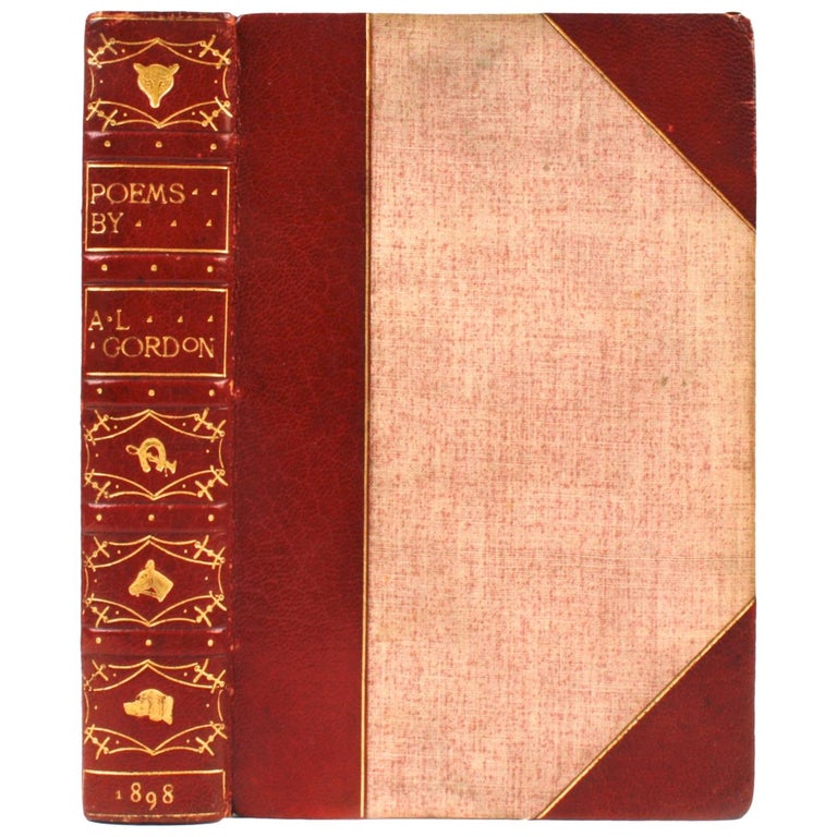 Poems by Adam Lindsay Gordon, 1898 at 1stDibs