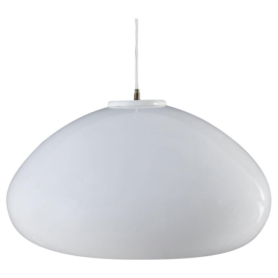 Swedish Midcentury Milk Glass Pendant Chandelier For Sale at 1stDibs ...
