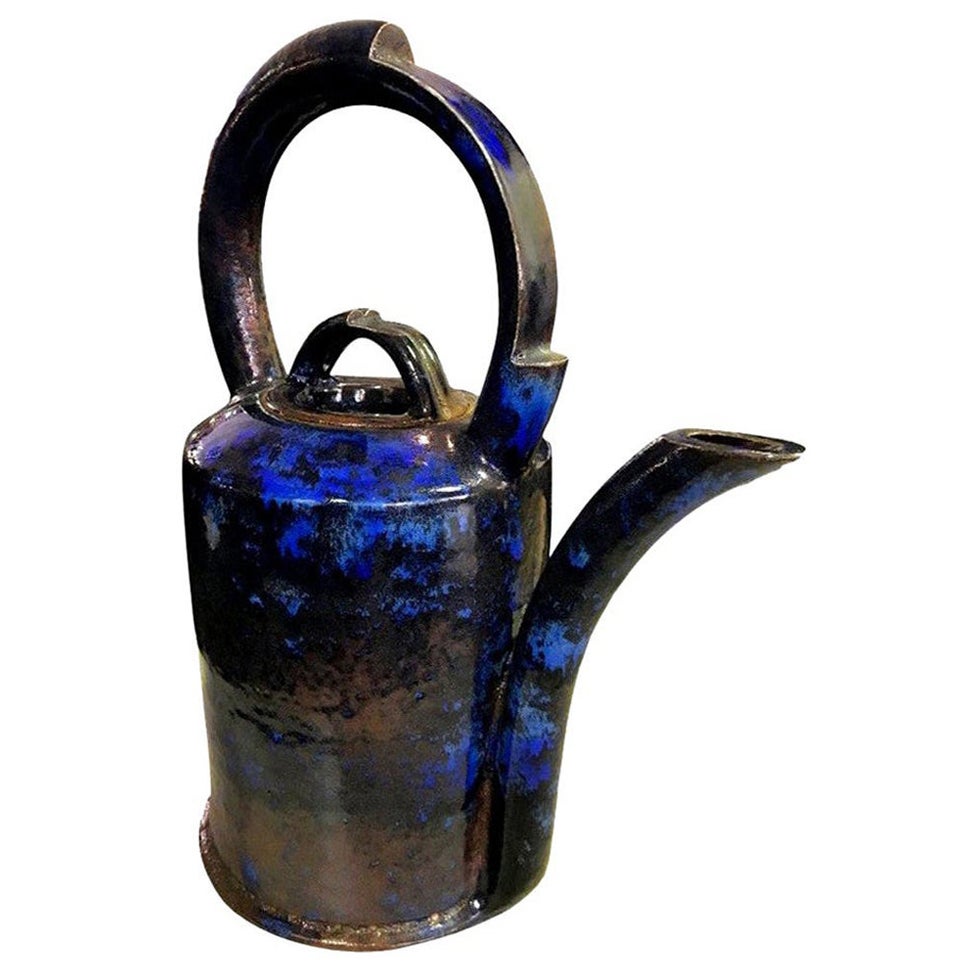 Glazed Pottery Goblets by Marilee Hall For Sale at 1stDibs