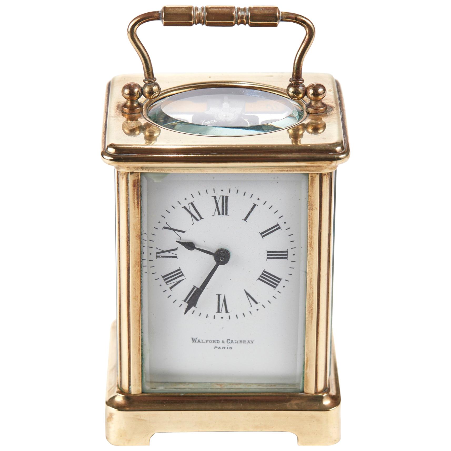 Antique Brass Carriage Clock at 1stDibs