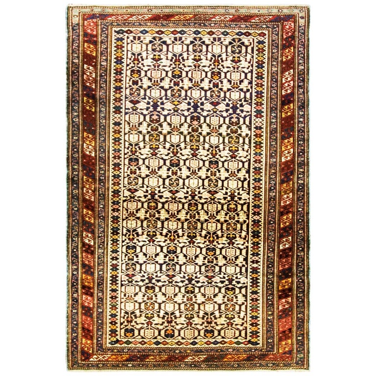 Super Quality Antique Kuba or Quba Caucasian Rug For Sale at 1stDibs