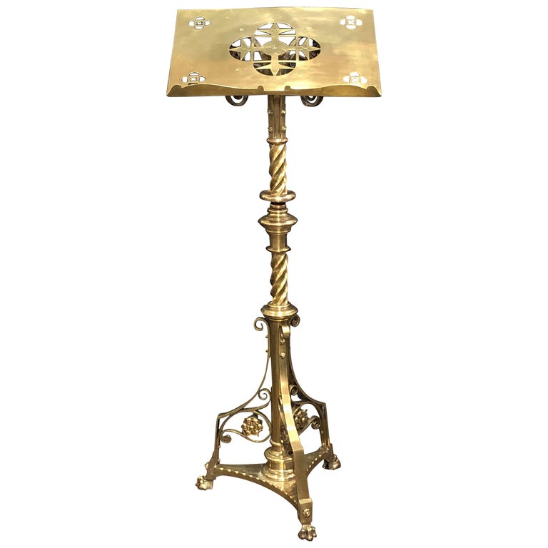 Large English Ecclesiastical Standing Lectern of Brass at 1stDibs ...