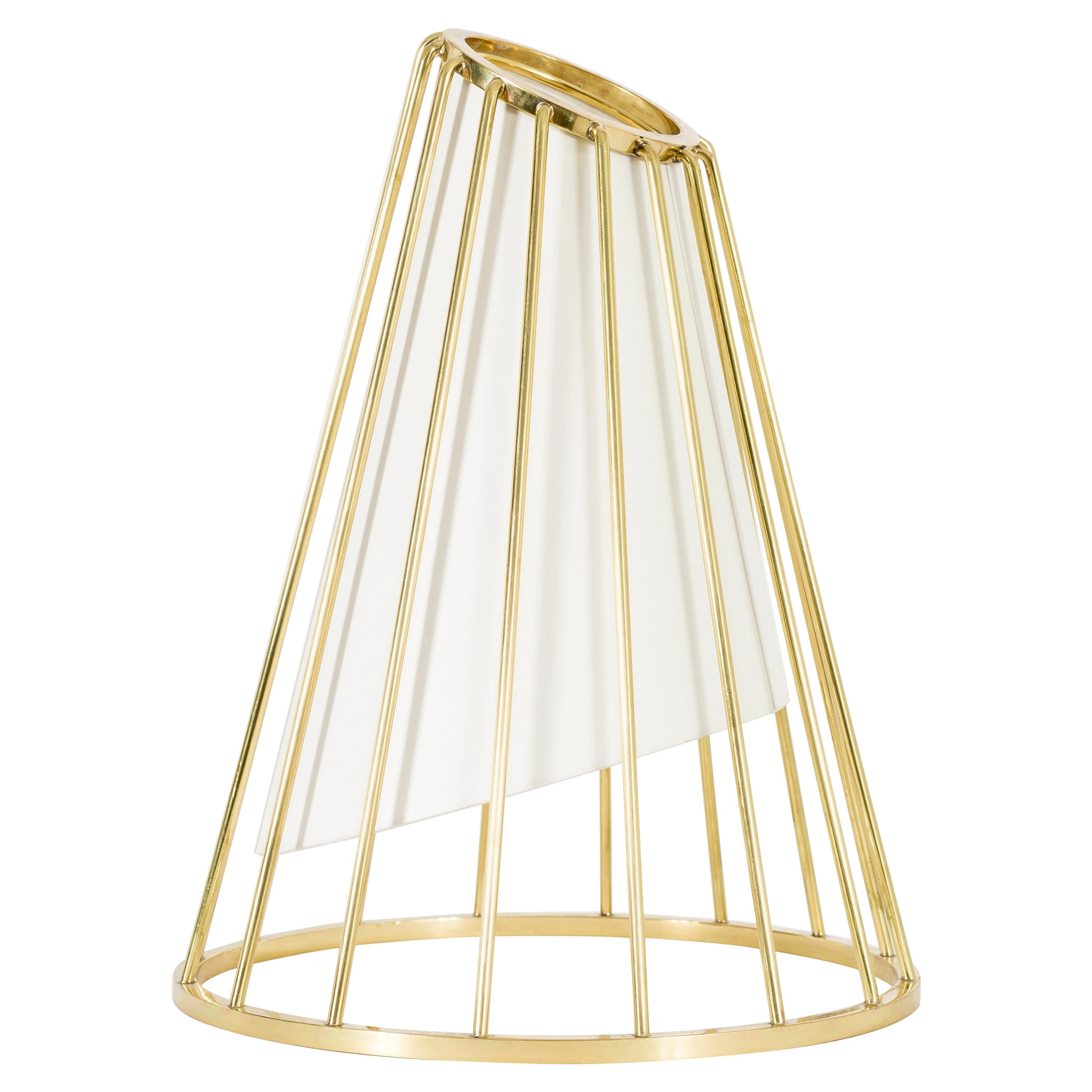 Cone Lamp, Metal Table Lamb For Sale at 1stDibs