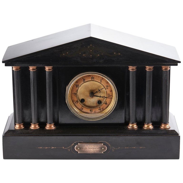 Antique Victorian 8 Day Marble Mantle Clock at 1stDibs | victorian ...