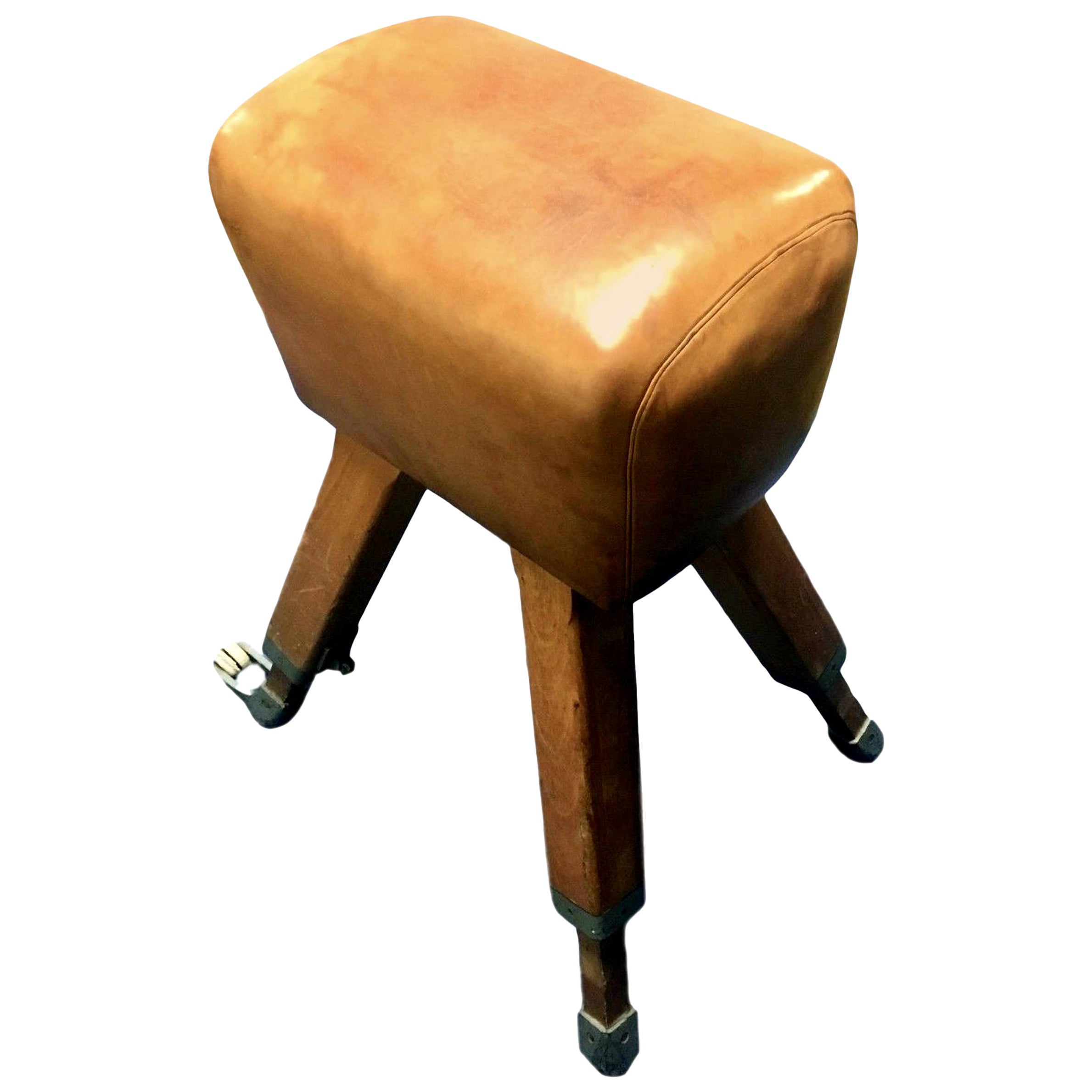 Leather Pommel Horse Bench at 1stDibs