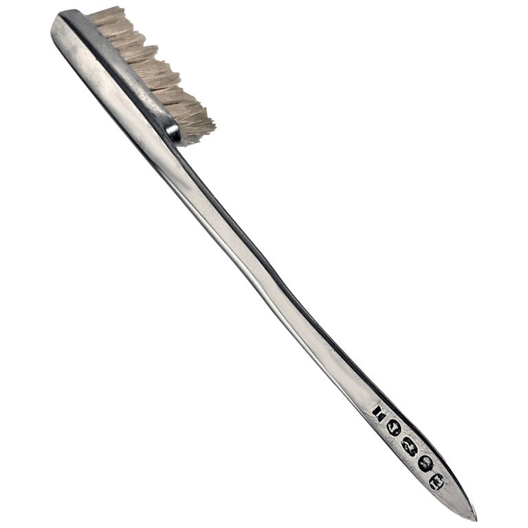 Rare Georgian Silver Toothbrush, Birmingham, 1809 at 1stDibs
