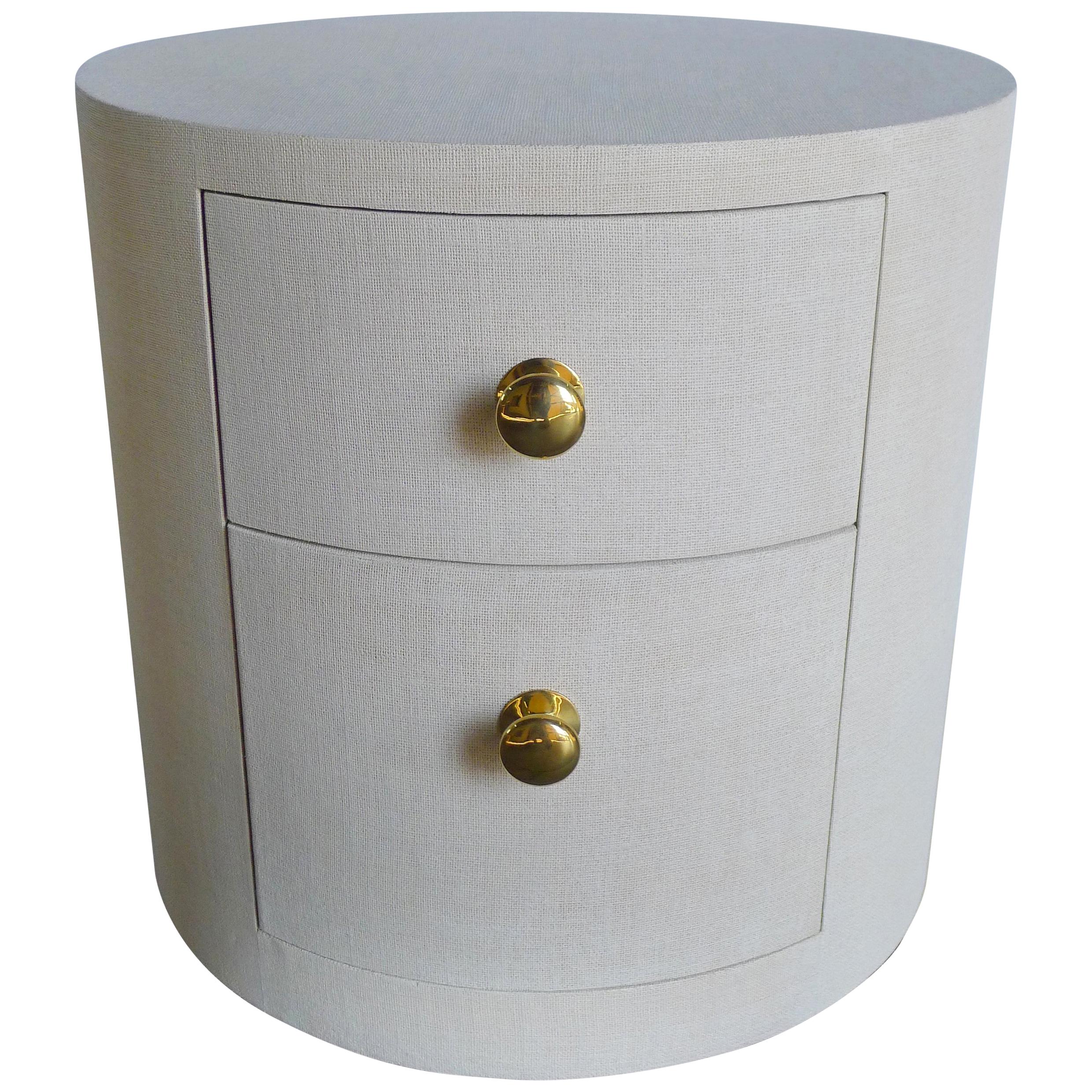 Round Night Stands - 81 For Sale on 1stdibs