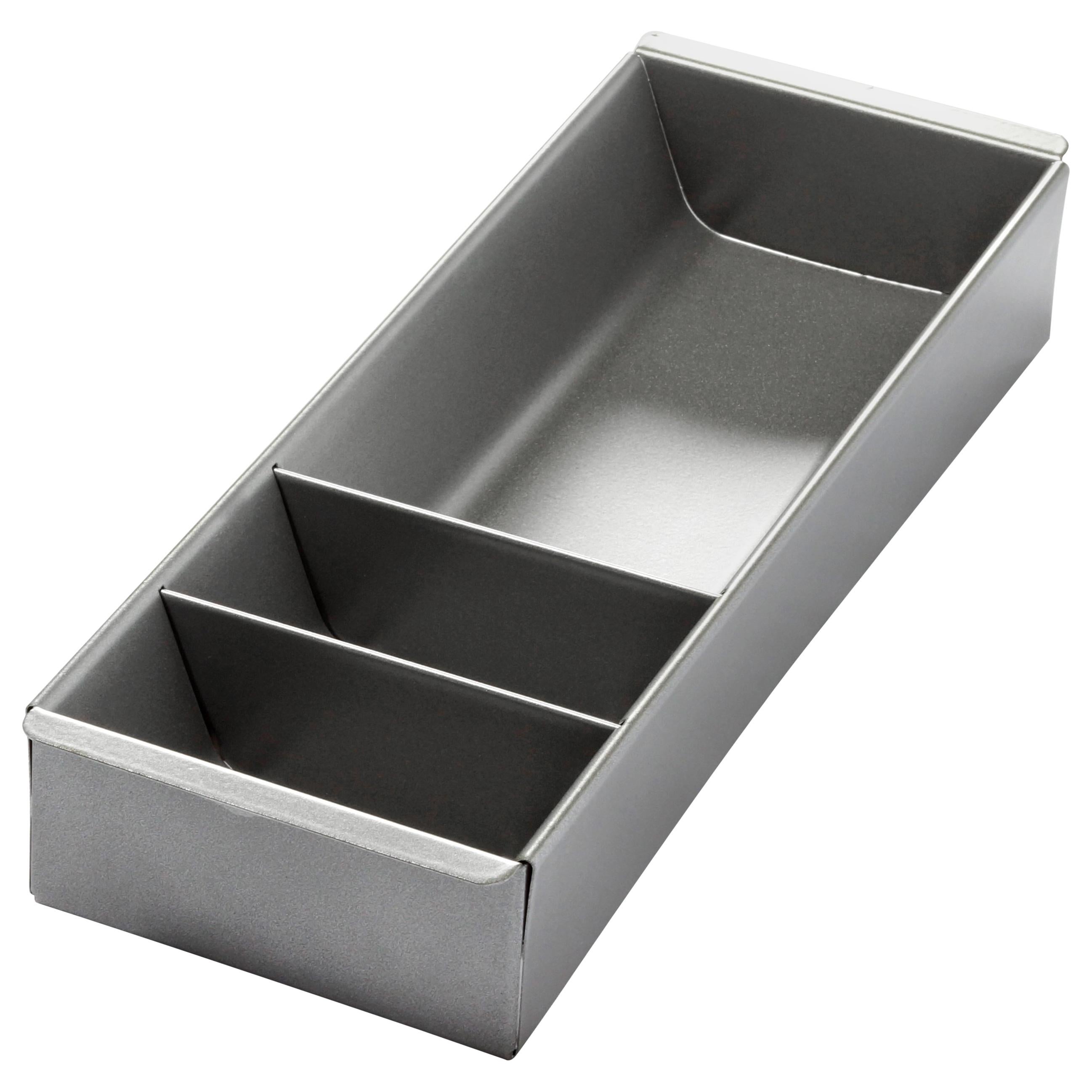 Steel Tanker Drawer Insert/ Organizer, Refinished in Silver at 1stDibs